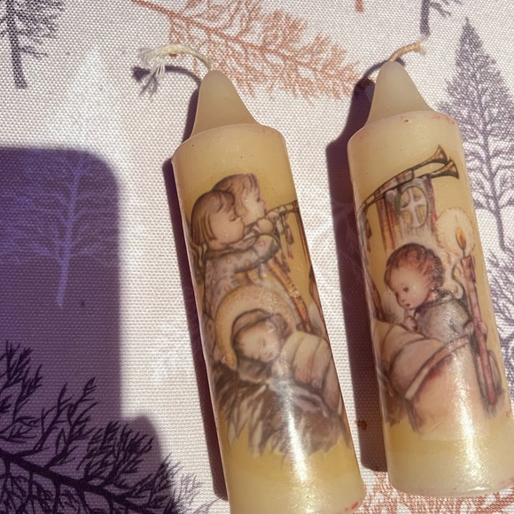Holiday | Vintage Pair Of Angel Candles | Poshmark